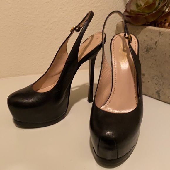 Yves Saint Laurent | Shoes | Ysl Slingback Heels | Poshmark